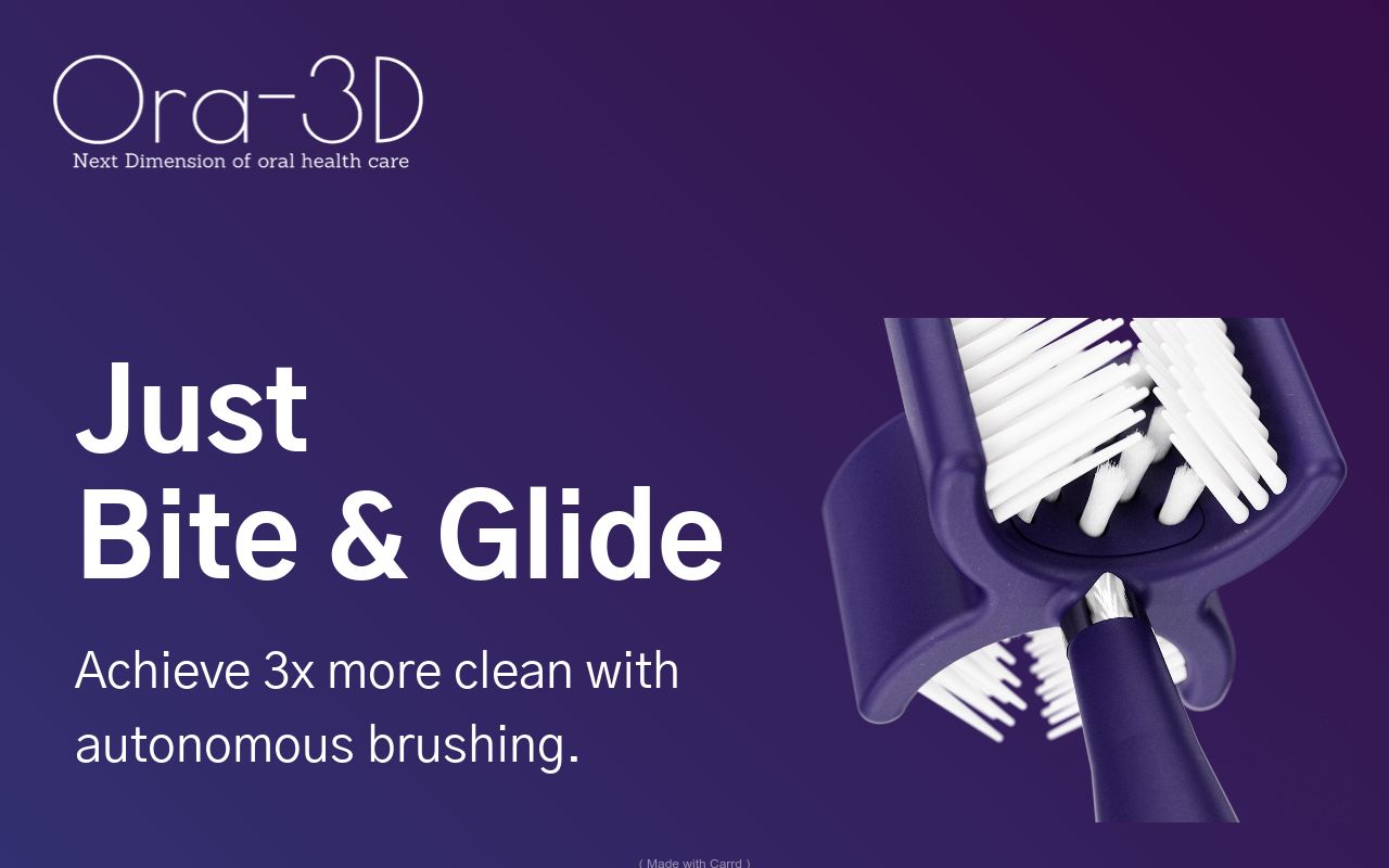 Ora-3D | 3x more clean with just Bite & Glide